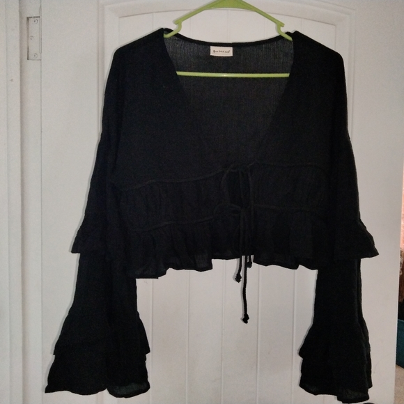 Three Bird Nest | Tops | Three Bird Nest Bohemian Crop Top | Poshmark